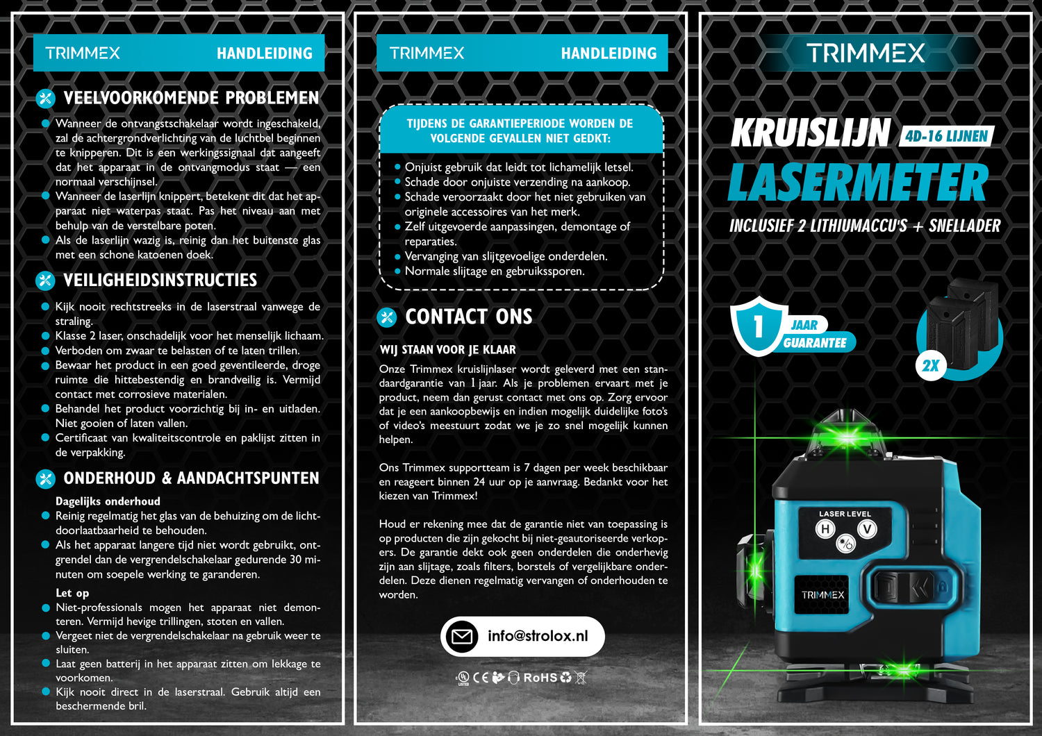Trimmex® Kruislijnlaser - Nooit meer scheef! – TrimmexNL