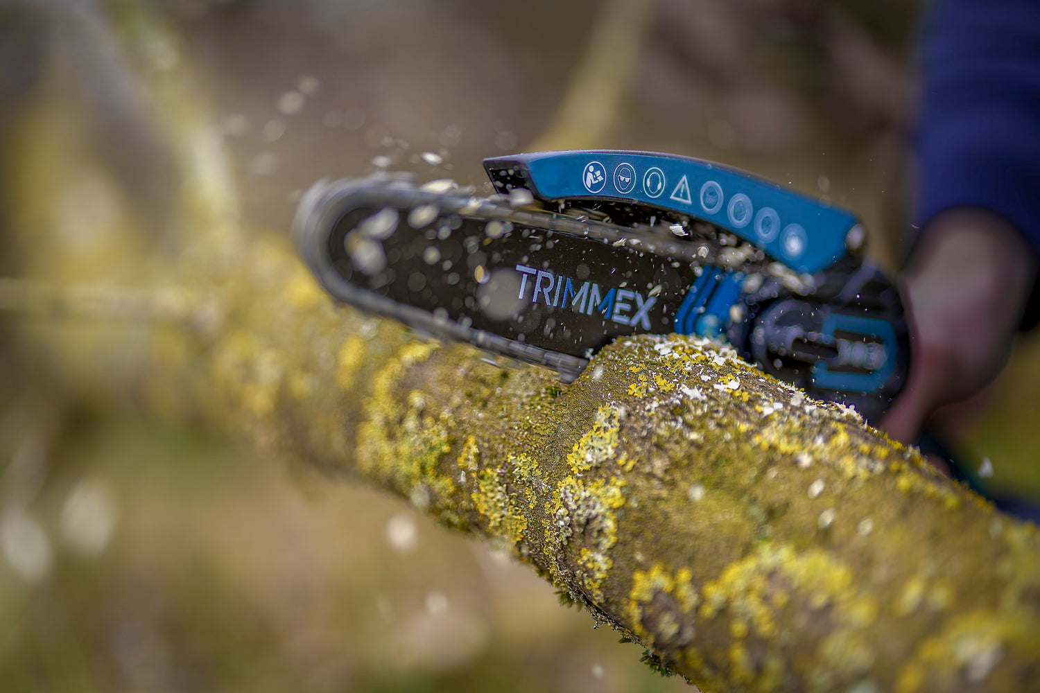 Trimmex® Mini Kettingzaag - Inclusief Opbergkoffer en Twee Krachtige B ...