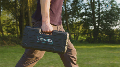 Trimmex® Mini Kettingzaag - Inclusief Opbergkoffer en Twee Krachtige B ...